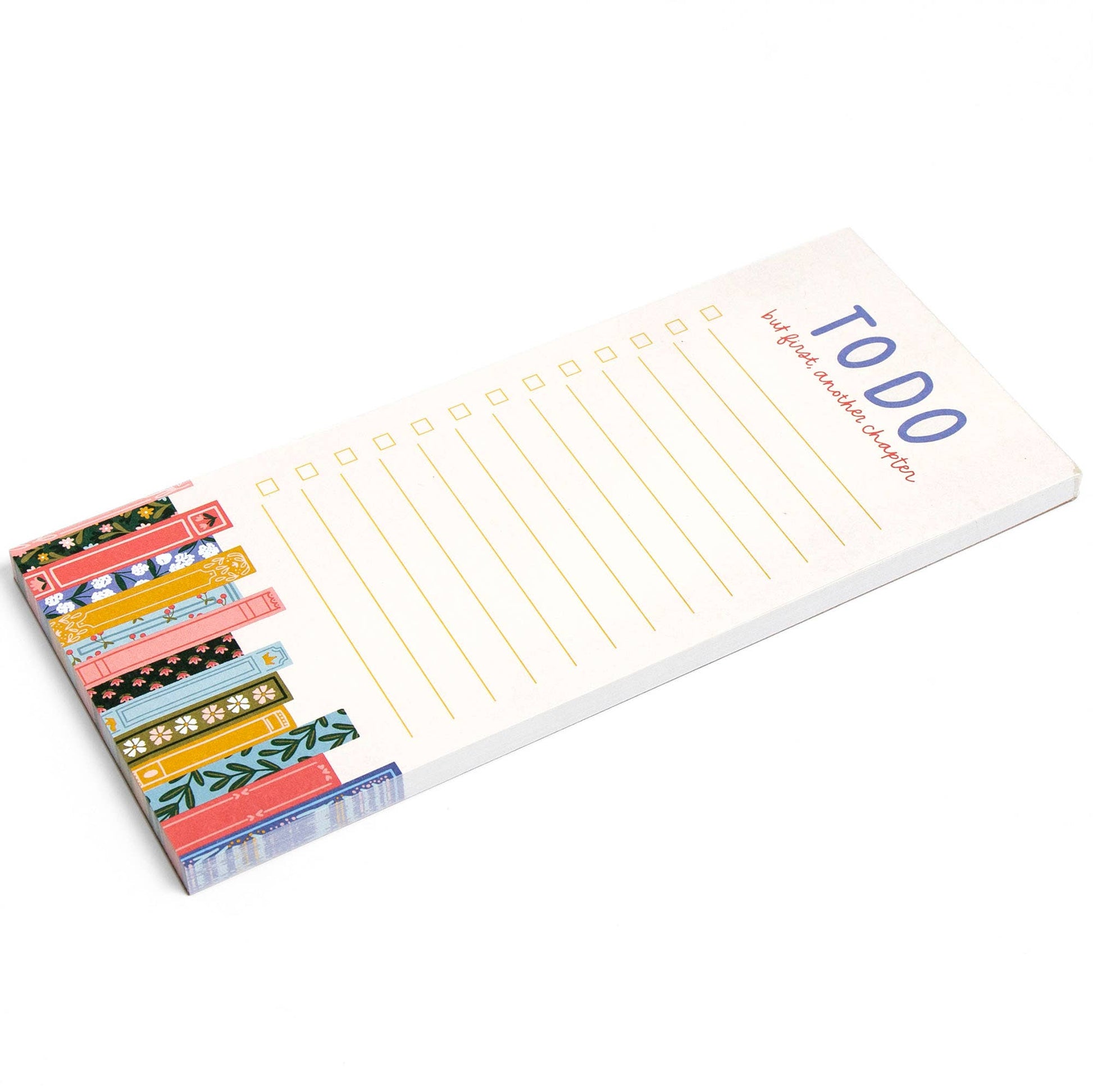 But First Another Chapter Bookshelf To-Do 4x9 Notepad – Shelf Love DSM